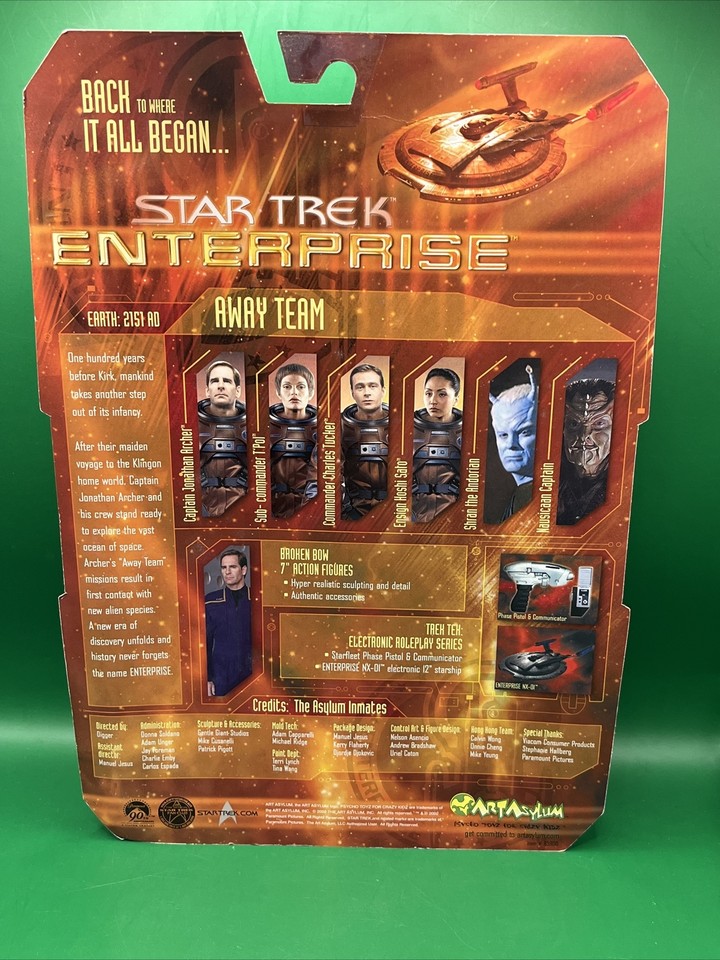 Star Trek Enterprise - Captain Jonathan Archer Figure (Art Asylum, 2002 ...