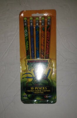 TEENAGE MUTANT NINJA TURTLES ~ TMNT ROSEART REAL WOOD NO. 2 PENCILS | eBay