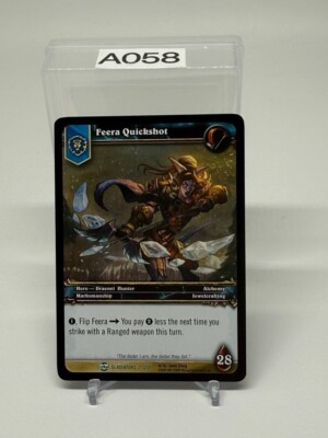 World of Warcraft TCG Feera Quickshot - Blood of the Gladiators 3/208 ...