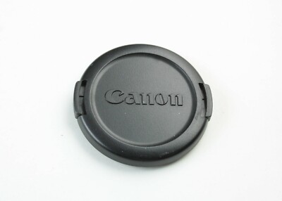Canon - 52mm Black Plastic - DSLR Front Lens Cap - Original Snap-On | eBay