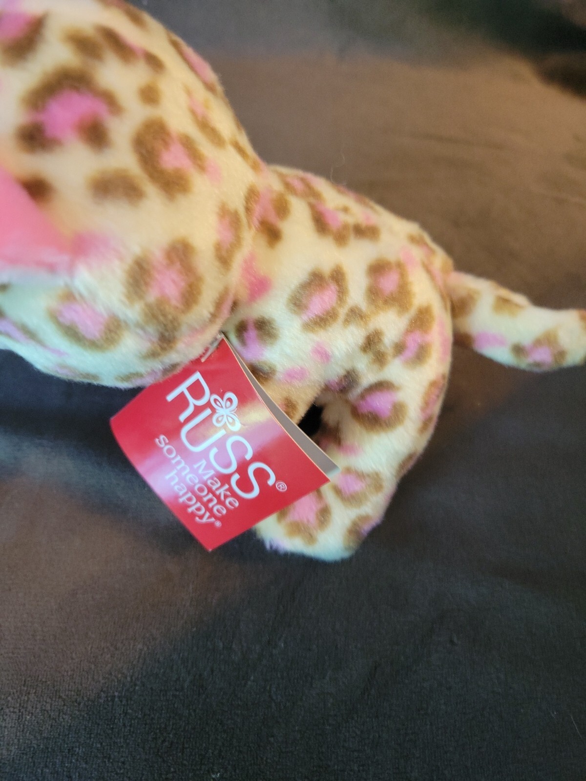 Russ Lil Peepers Peaches Monkey 11" Plush Stuffed Animal Big Eyes Tan ...