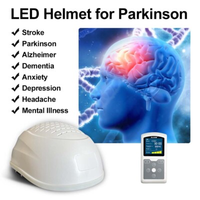 810nm LED Neuro Helmet for Neurodegenerative Disease ATP+ Parkinson ...
