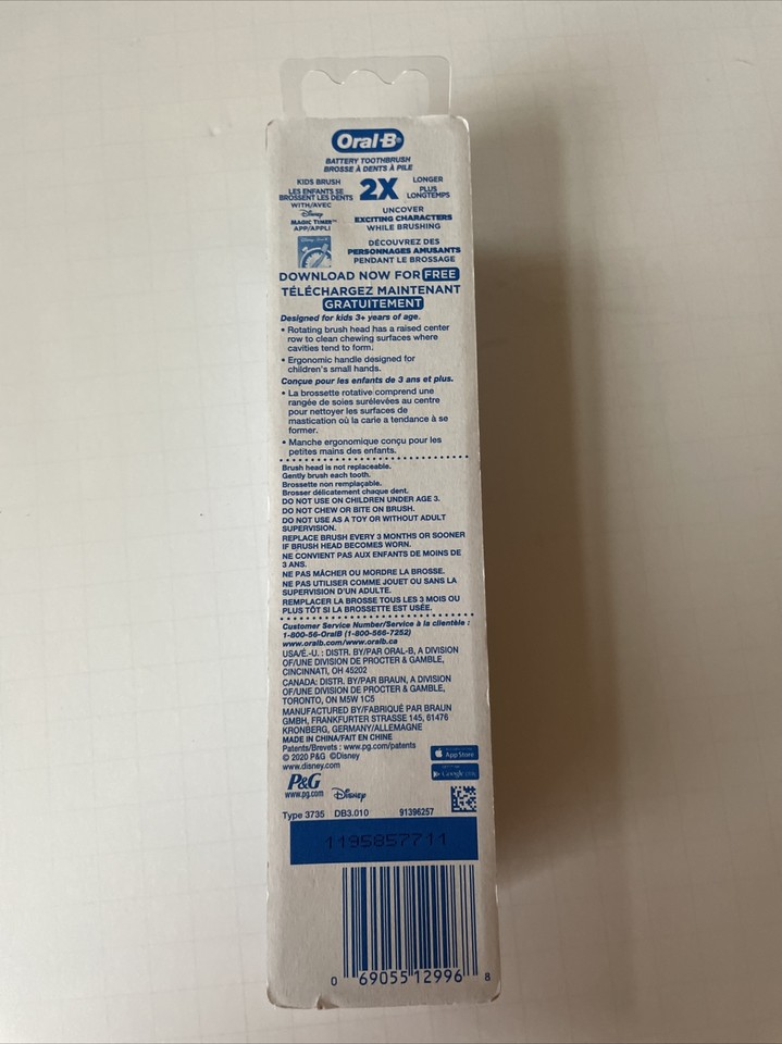 Oral-B Disney Raya and The Last Dragon Battery Toothbrush | eBay