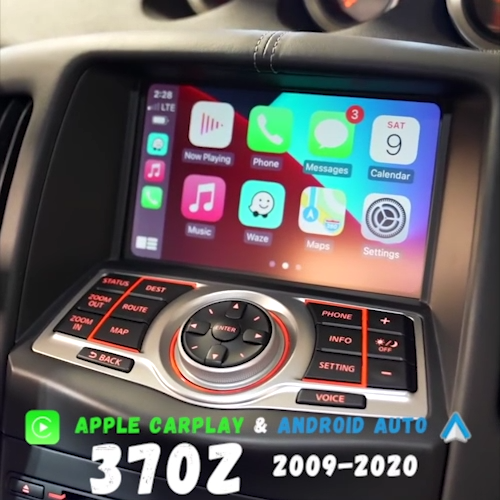 For Nissan 370Z 2009-2020 Apple CarPlay & Android Auto OEM-Integration ...