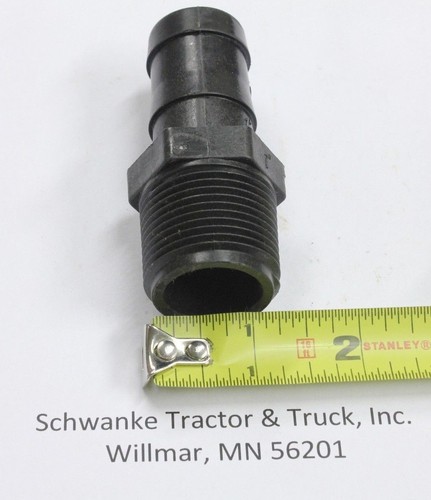 Banjo HB100 black poly 1 inch NPT x 1 inch hose barb package of 2 | eBay