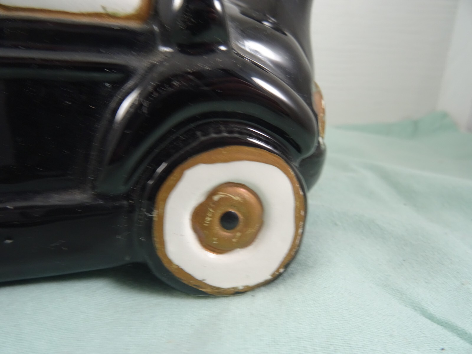 Vintage OCI Omnibus Hand painted VW Beetle Car Teapot 8" x 4.5" 1960-70 ...