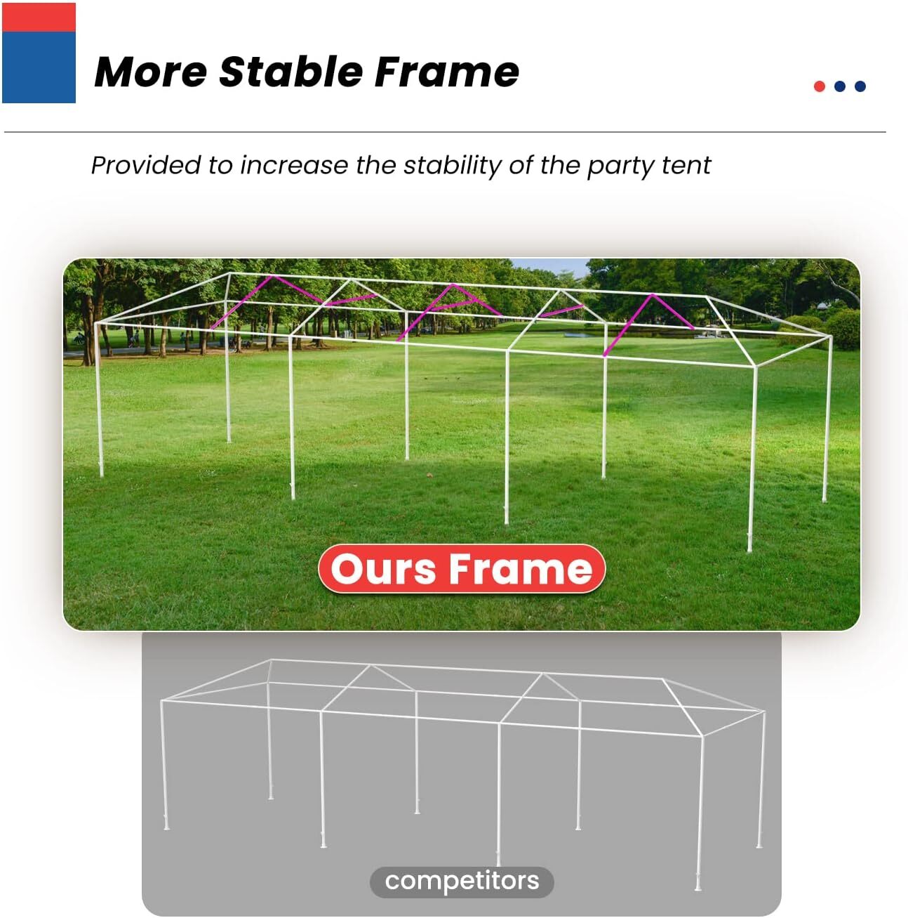 Carpa Kiosko Toldo Para Fiestas Exteriores Tienda De Boda 10x30 Pies ...