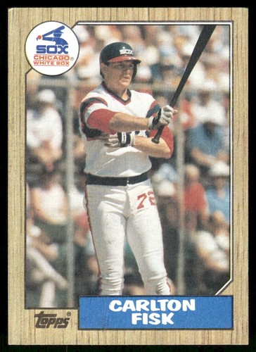 1987 Topps Carlton Fisk Chicago White Sox #756 | eBay