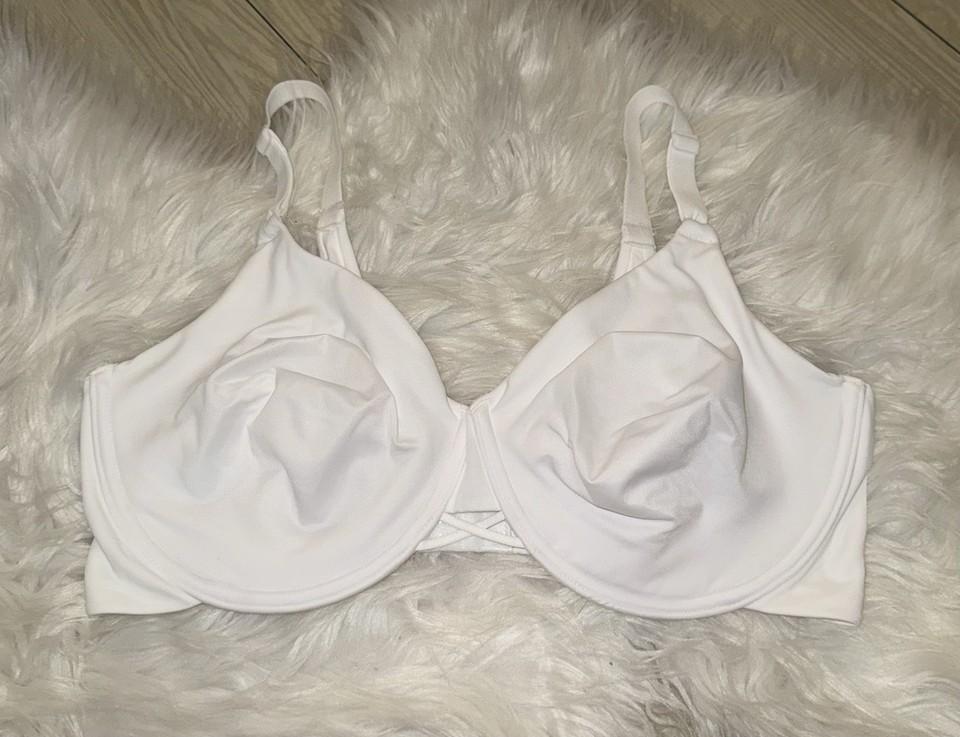 Vanity Fair 76571 Radiant Back Smoothing Bra Unlined Underwire Womens ...