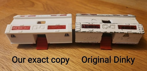 Hires Dinky 359 Space 1999 Eagle Passenger POD & PARTS 100% ...