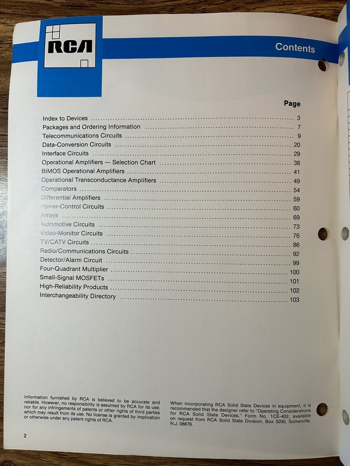 GE Product Selection Guide 1986 Integrated Circuits for Linear ...