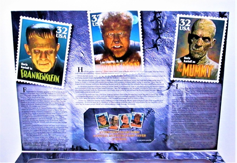 Hasbro UNIVERSAL STUDIOS MONSTERS COLLECTION 12" action figures set of ...