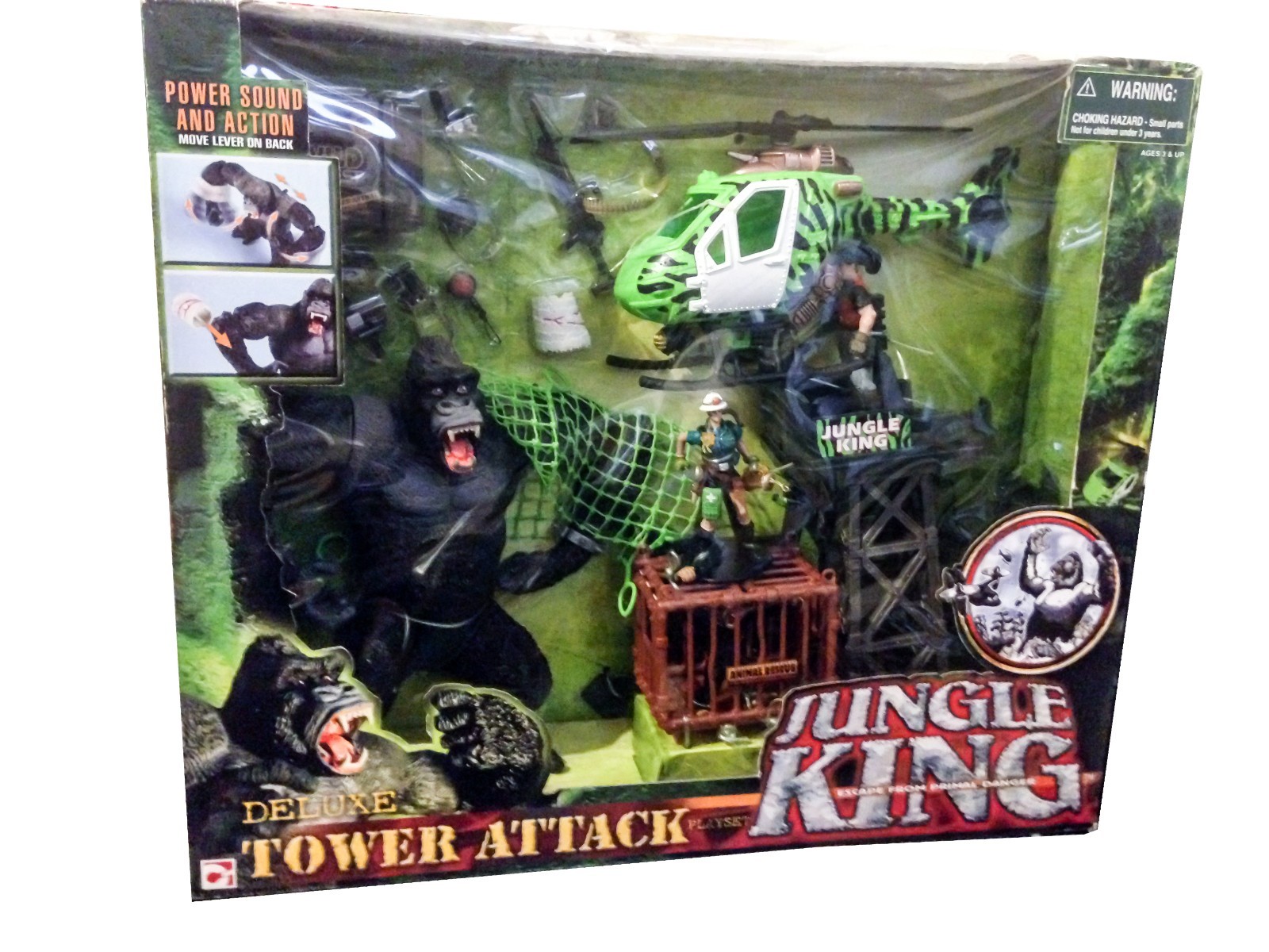 Chap Mei Jungle King Gorilla Kong Giant King Deluxe Tower Attack | eBay