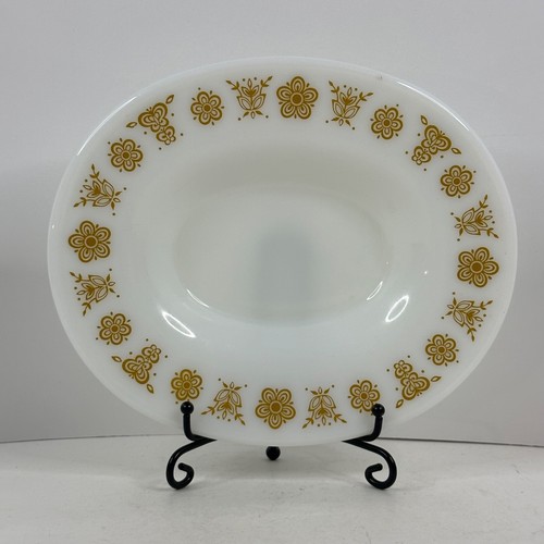 Pyrex Butterfly Gold Gravy Boat Underplate 77-U Replacement Plate ...