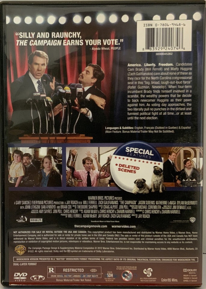 The Campaign (DVD) 883929240746| eBay