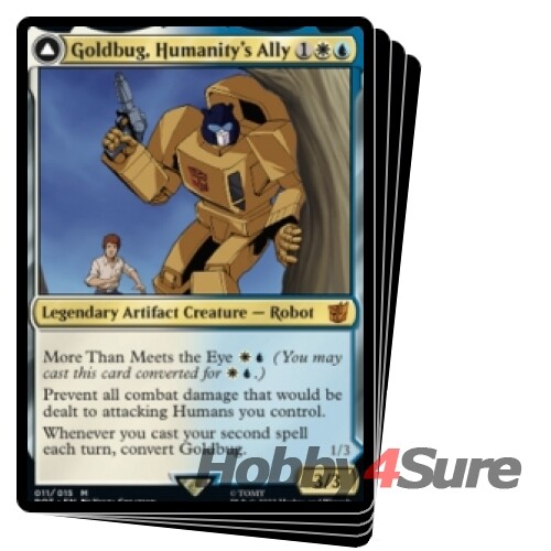 Goldbug, Humanity's Ally X4 M/NM Magic: The Gathering MTG Transformers ...