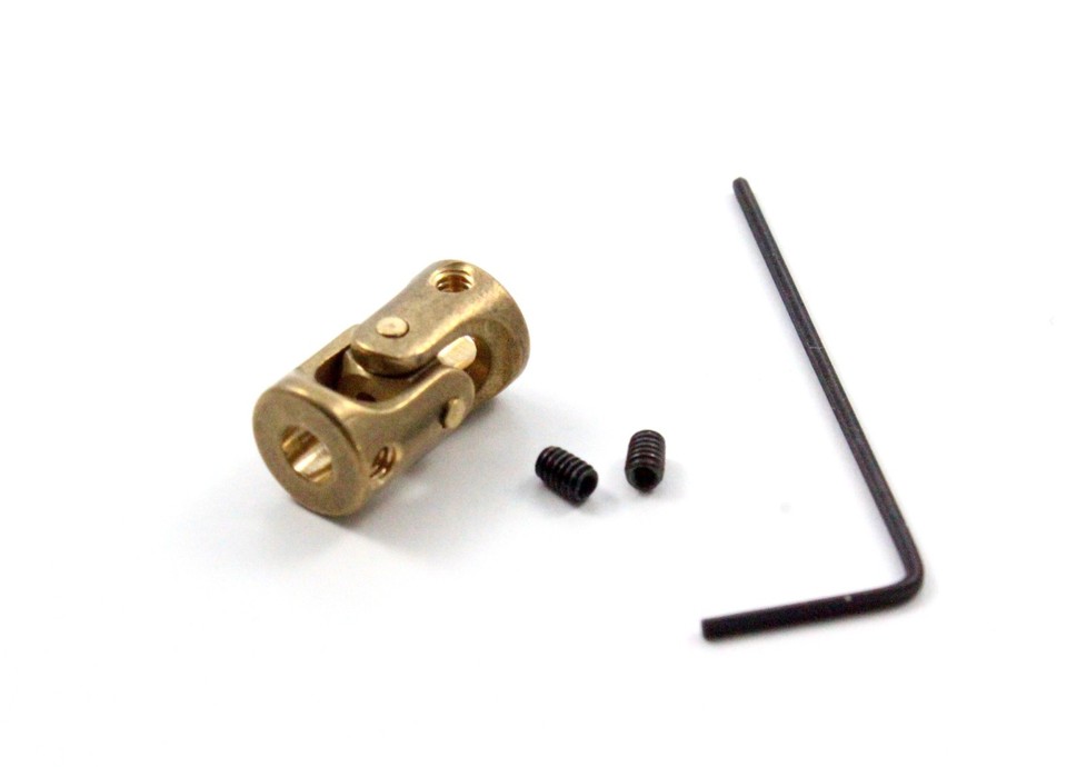 4PCS 3x3.0mm Brass Universal Joint Coupling Coupler For RC Car Boat US ...