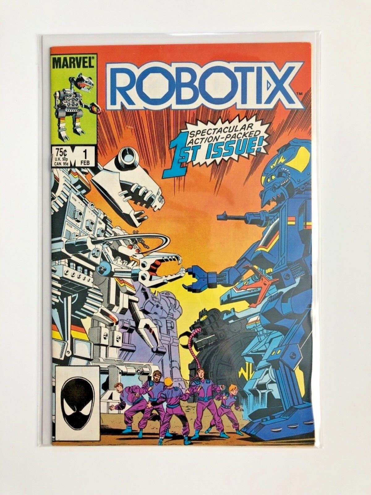 Robotix #1 1986 One-Shot High Grade 8.0 Marvel Comic Book MO1-24 | eBay