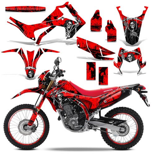 Honda Crf 250L 250M Décalque Graphique Kit Dirt Vélo Drapé Stickers ...