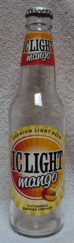 PITTSBURGH BREWING CO. / IC LIGHT MANGO BEER 12oz Bottle / IRON CITY ...