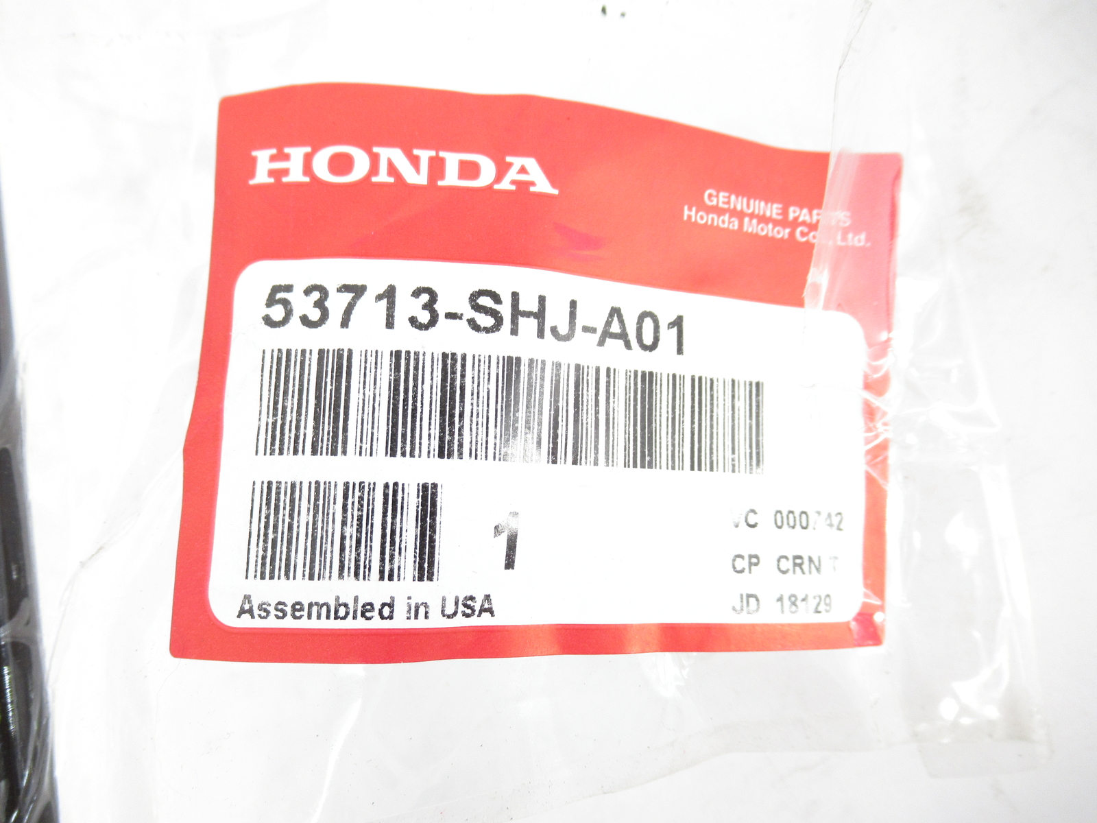 Genuine OEM Honda 53713-SHJ-A01 Power Steering Pressure Hose 2005-2007 ...