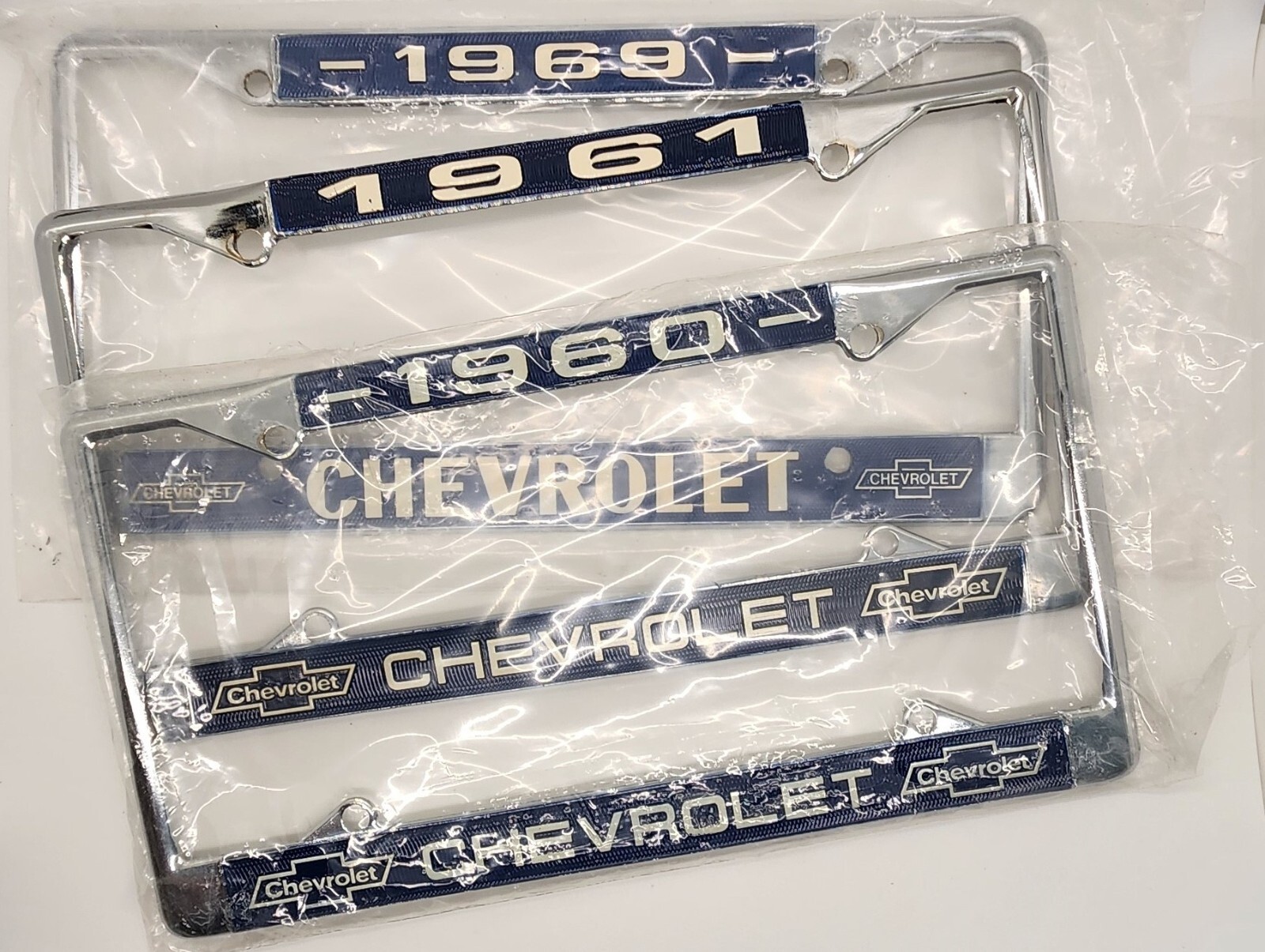 NEW Chevrolet License Plate Frames - Single - Front or Back NEW NOS ...