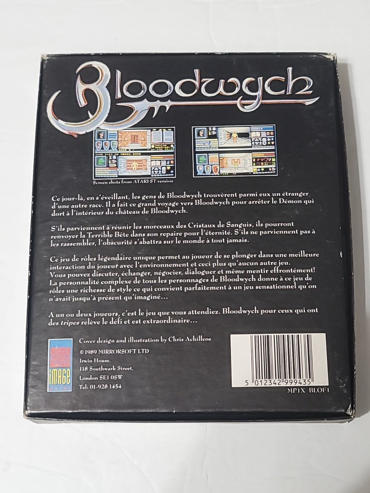 Bloodwych (Commodore Amiga) - French Version | eBay