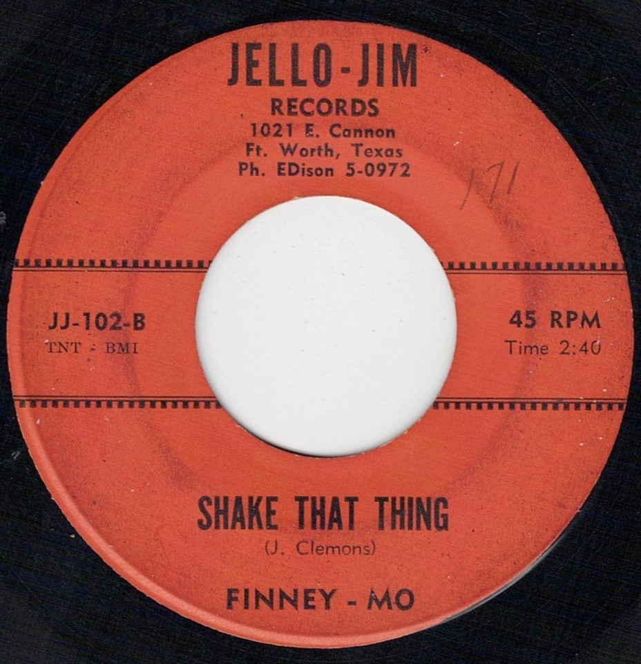 FINNEY - MO Texas Northern Soul My Baby's Gone TEXAS 7