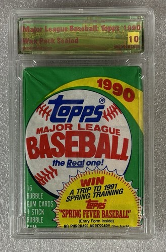 1990 Topps Baseball Sealed Wax Pack SVG GEM 🤓😃 | eBay