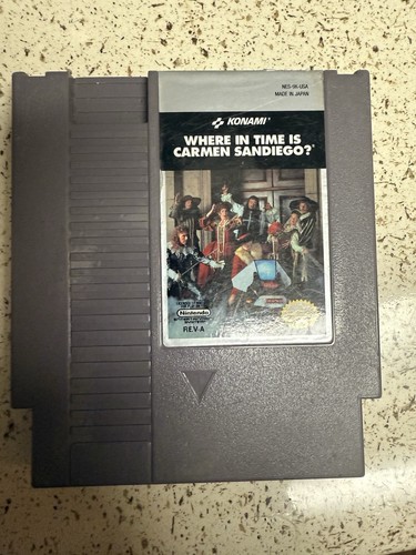 Where In Time Is Carmen Sandiego (Nintendo Entertainment System, 1991 ...