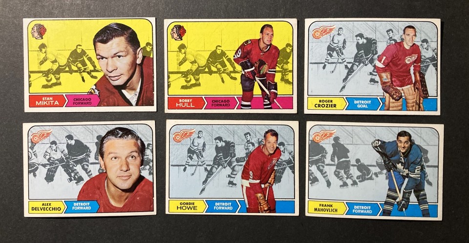 1968 Topps 1968-69 Hockey Complete Set 132 cards Orr, Parent , How ...