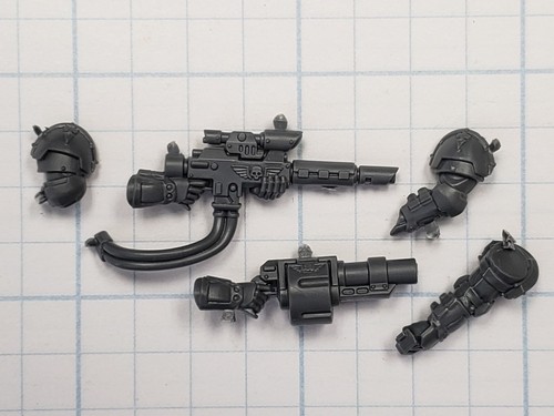 40k Astra Militarum Bits Tempestus Scions Hot Shot Lasgun & Grenade ...
