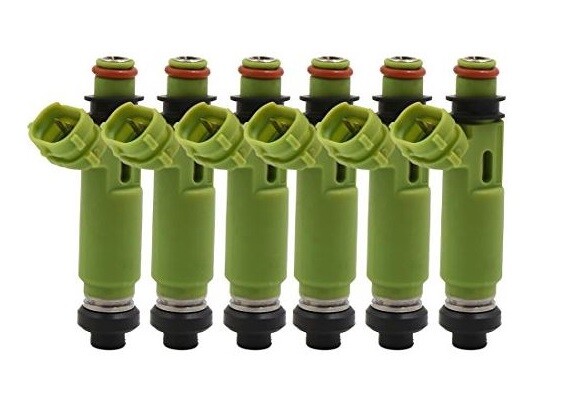 6 x FUEL INJECTORS for MITSUBISHI PAJERO NM 6G74 3.5 V6 00-04 INJECTOR ...