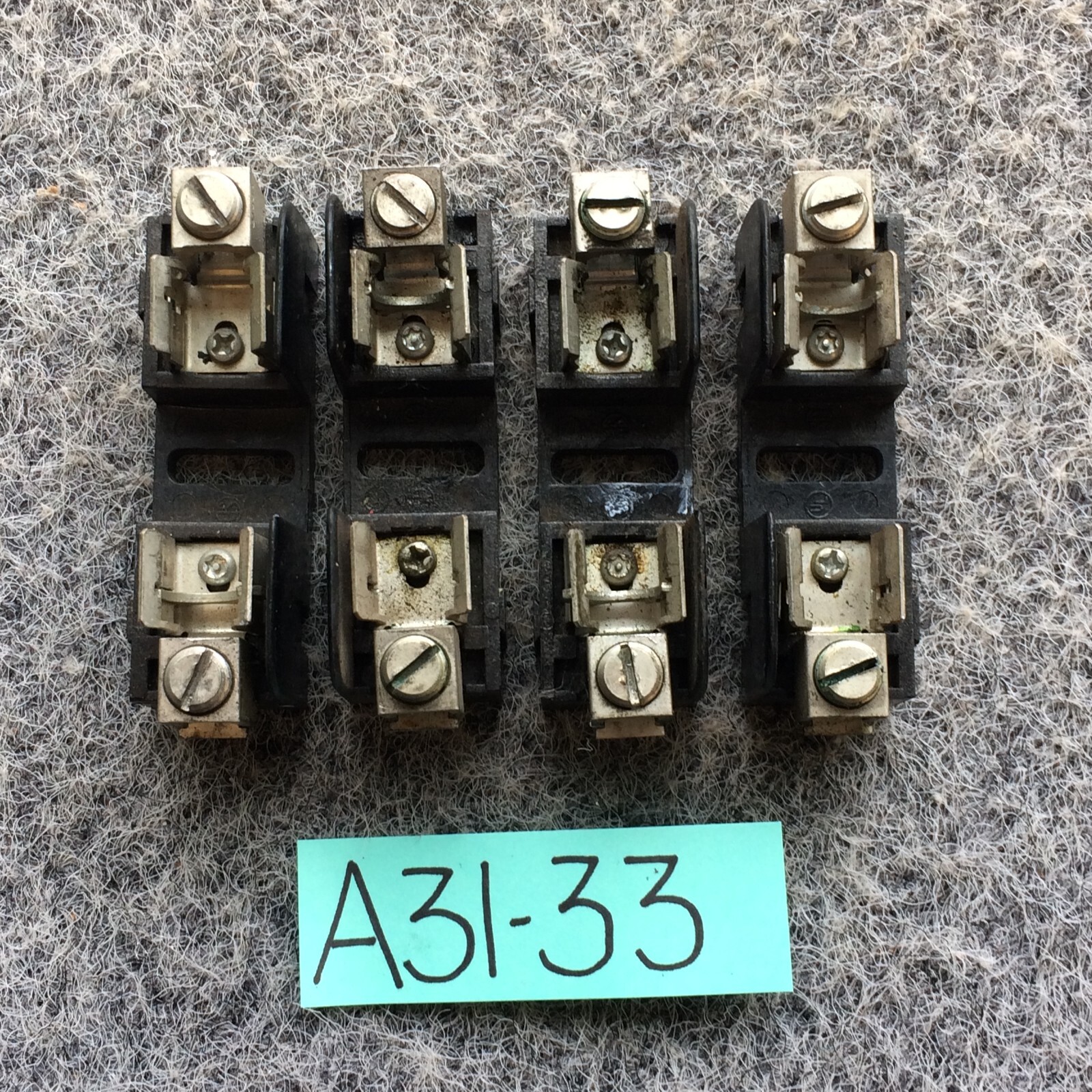 lot of 4 Gould Shawmut 20308R Fuse Block Industrial 30A 1 Pole | eBay