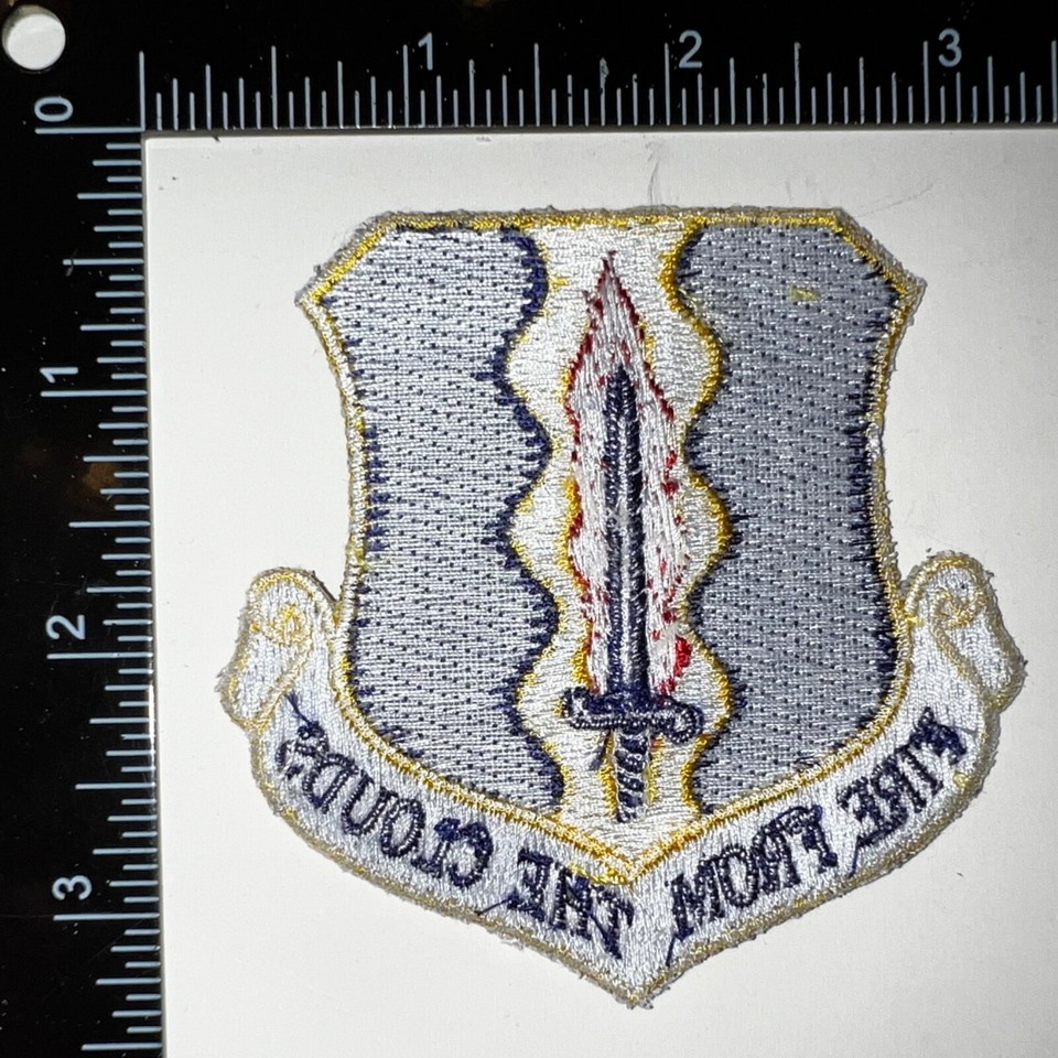 USAF US Air Force 33rd Fighter Wing Fire From the Clouds Patch | eBay