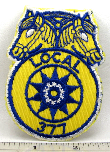 Vintage Local 377 Teamsters Union Jacket Patch Youngstown Ohio OH C | eBay