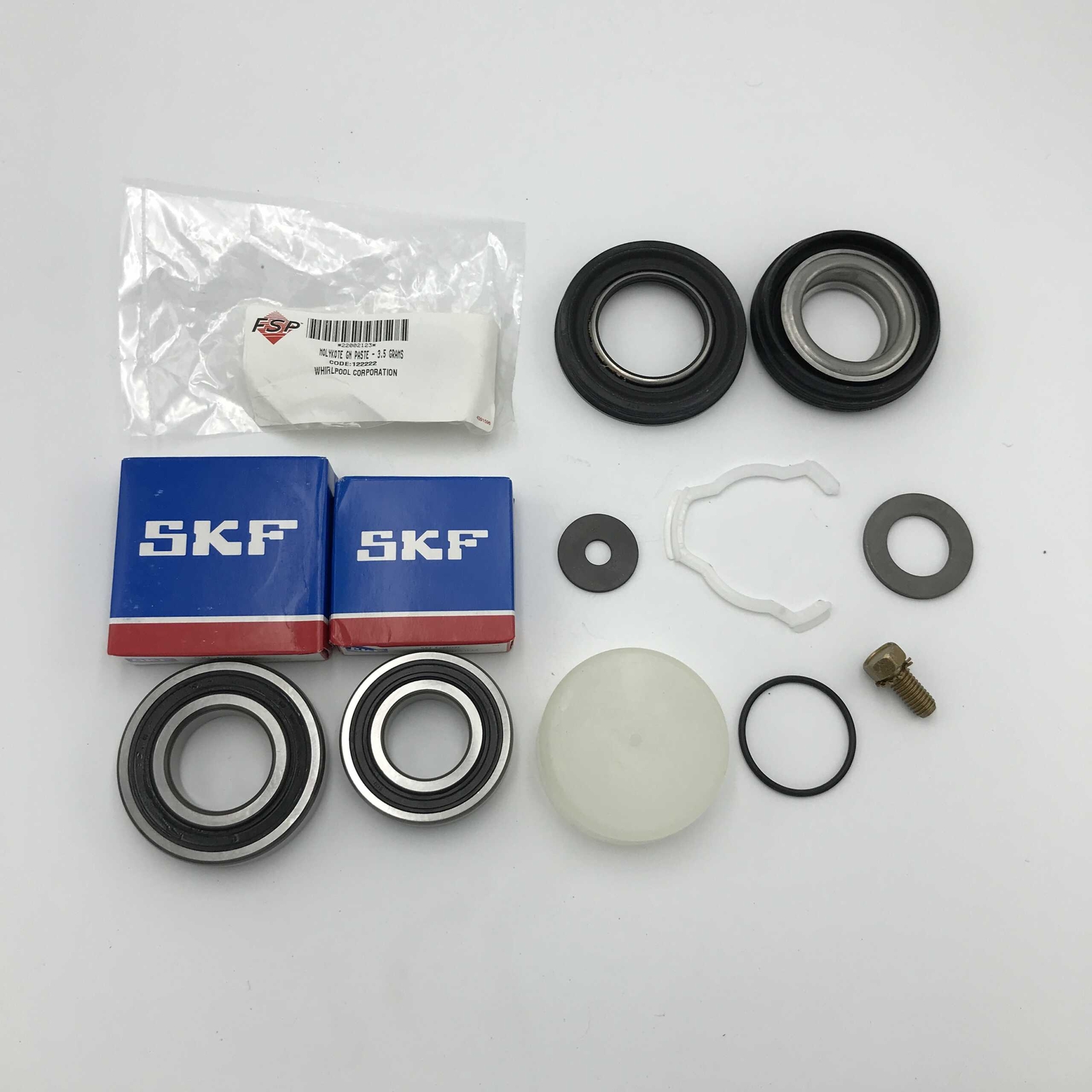 New GENUINE OEM Maytag NEPTUNE Washing Machine Seal Kit & GENUINE SKF ...