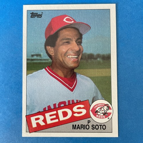 1985 Topps Mario Soto Baseball Card #495 Cincinnati Reds Pitcher | eBay