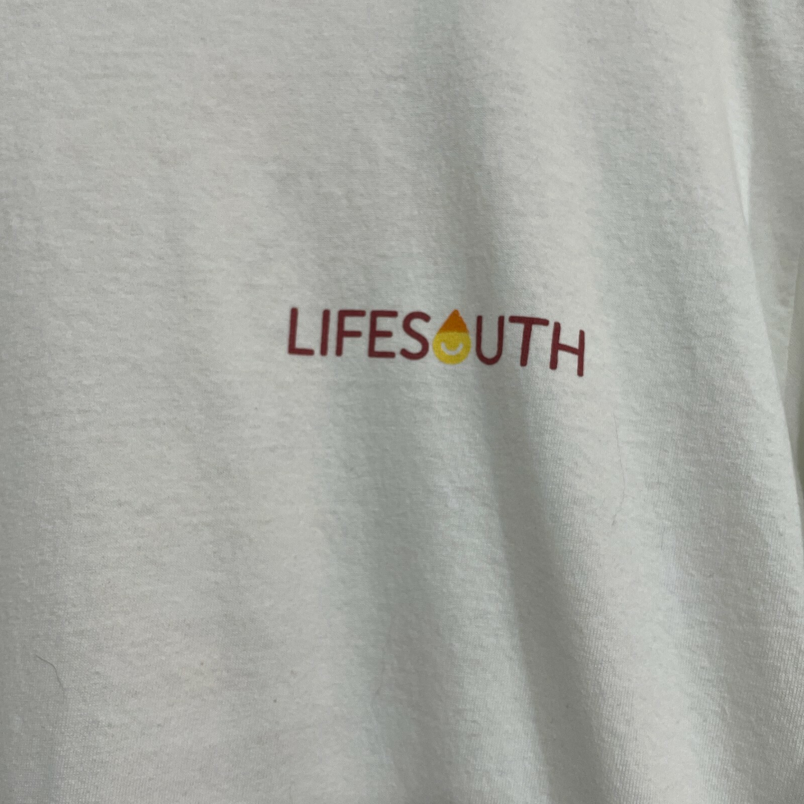 Lifesouth Blood Donor Logo Gildan Mens White Pullover… - Gem