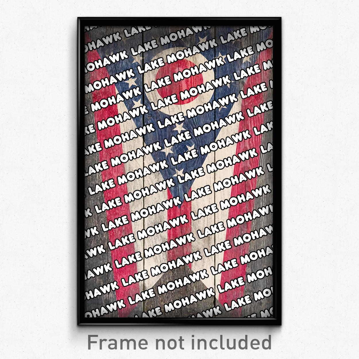 Lake Mohawk Ohio Poster (OH City Souvenir 11x17 Town Print) | eBay