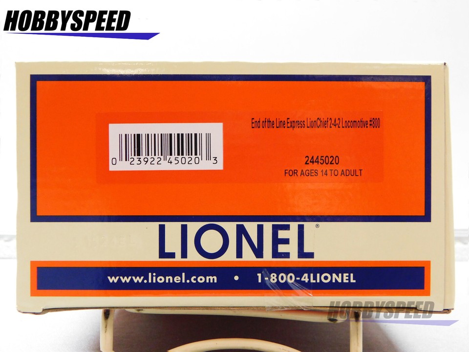LIONEL 2-4-2 ELX TWILIGHT ROUTE LIONCHIEF STEAM ENGINE O GAUGE train ...