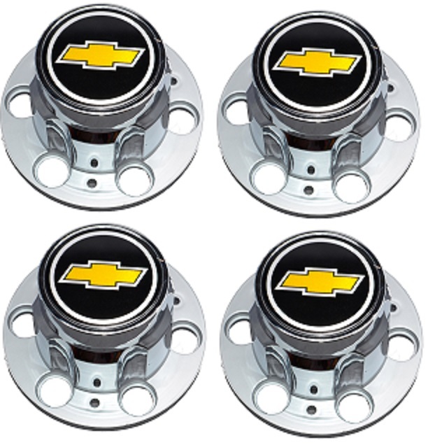 SET New 6-LUG CHEVY 1500 SILVERADO SUBURBAN BLAZER Wheel Center Hub Cap ...