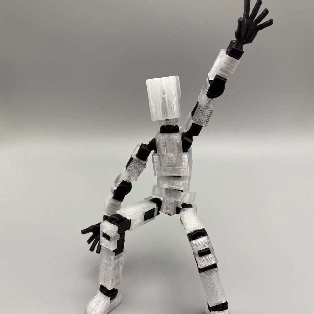 Multi-Jointed Movable Robot Action Figure ABS Decompression Toy | eBay