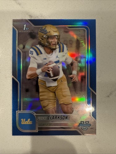 2025 Bowman U Chrome Pierce Clarkson #156 1st Bowman Blue Refractor ...