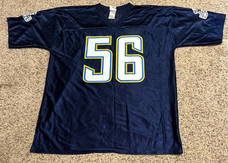 Shawne Merriman San Diego Chargers Jersey Size XL Blue Reebok NFL ...