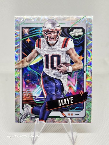 2024 Topps Chrome Cosmic - Nucleus Refractors 162 Drake Maye RC SP ...