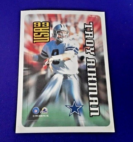 1999 PRO STAMP TROY AIKMAN PROTOTYPE PROMO CARD NICE | eBay