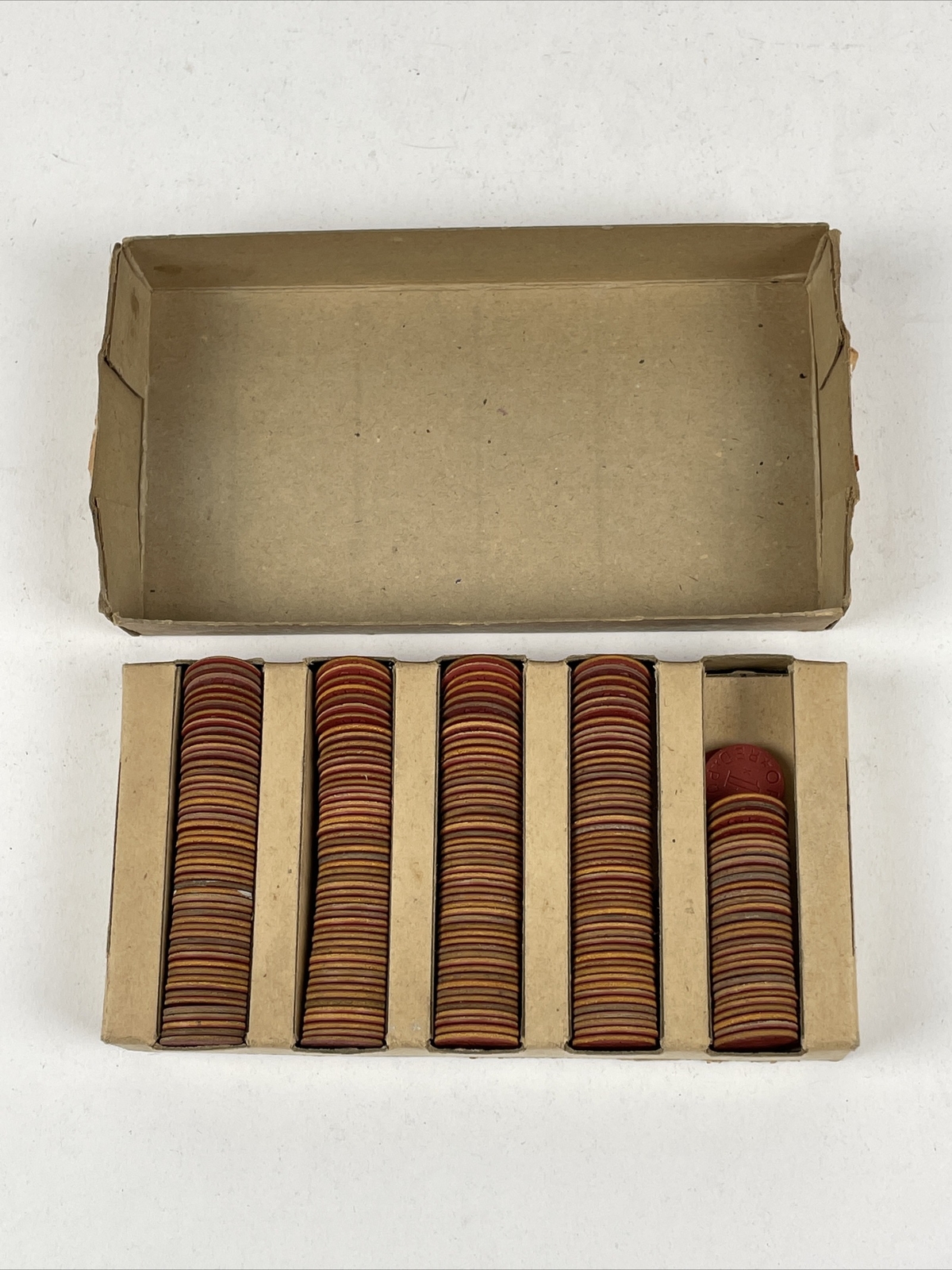 Vintage WWII OPA 1 RED POINT Ration Tokens. Original Box, 235 Tokens | eBay