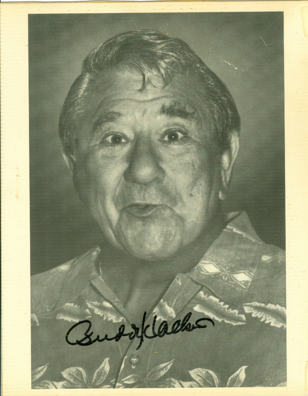 Buddy Hackett (1924-2003) signed autographed 8x10 b&w photo mounted on ...