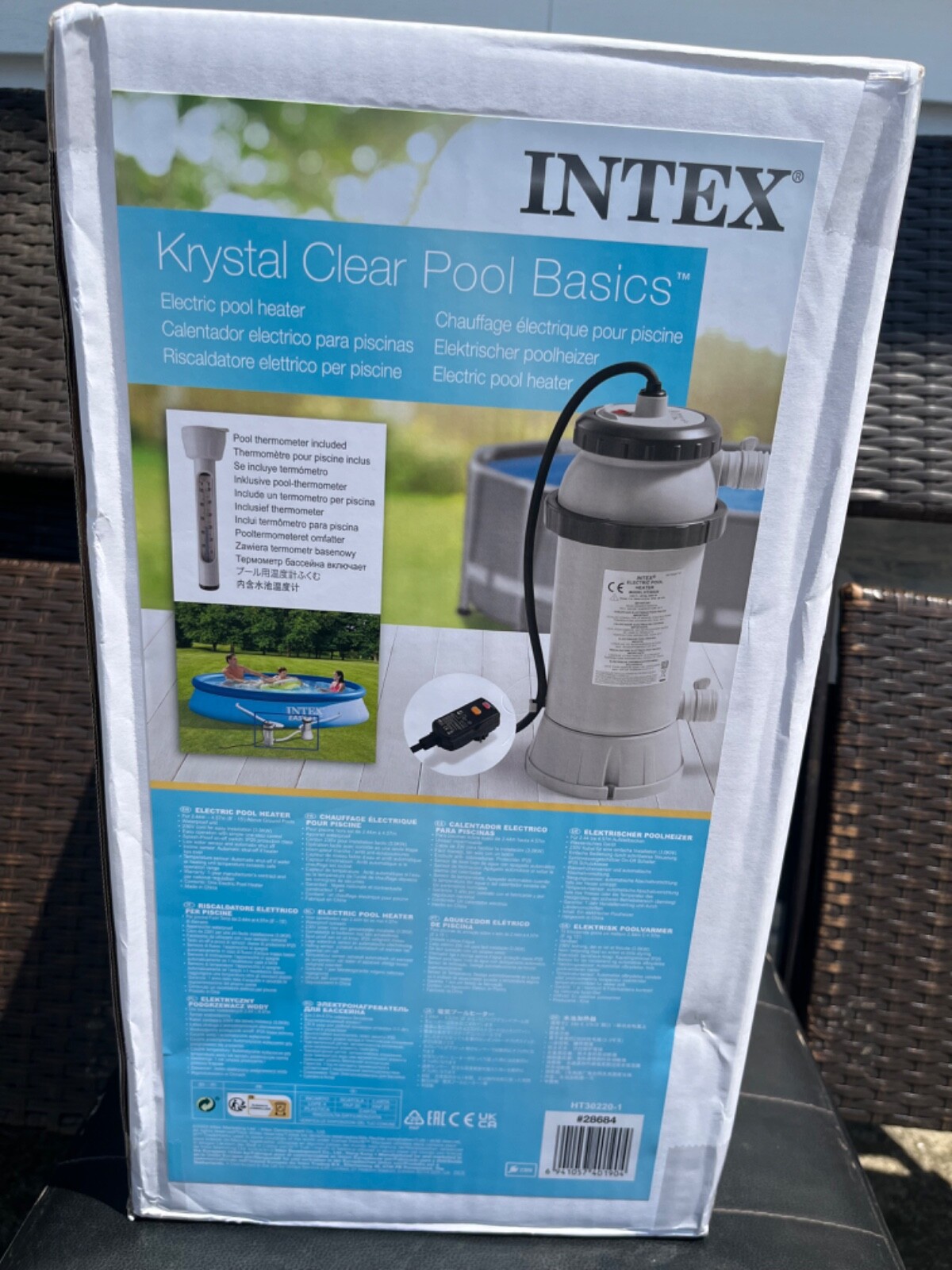 Intex electric Swimming Pool Heater For Pools MDL HT30220-1 230V 3000W ...